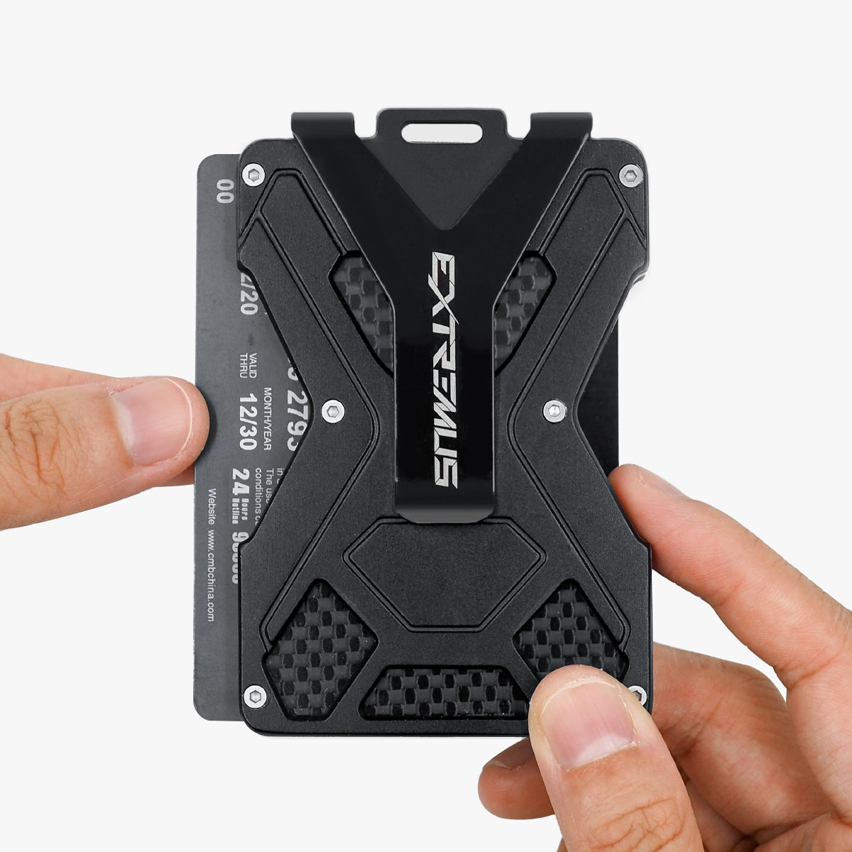 Extremus Tactical Carbon Fiber Wallet, RFID Blocking Technology